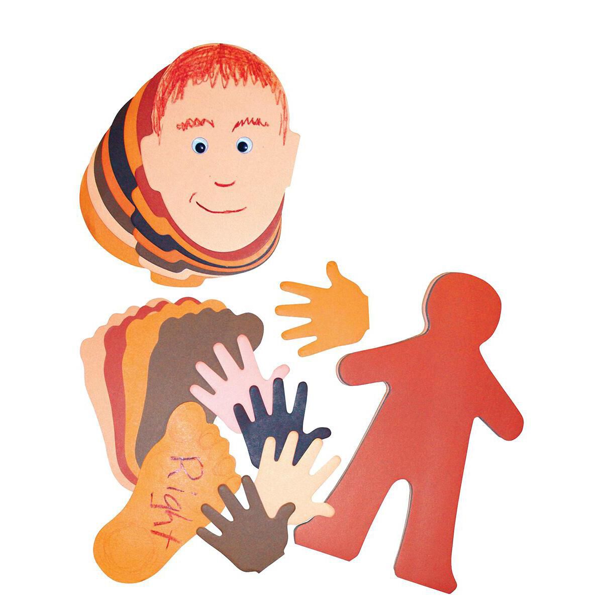 Human Paper Shapes Kit | Scholastic Canada Book Clubs