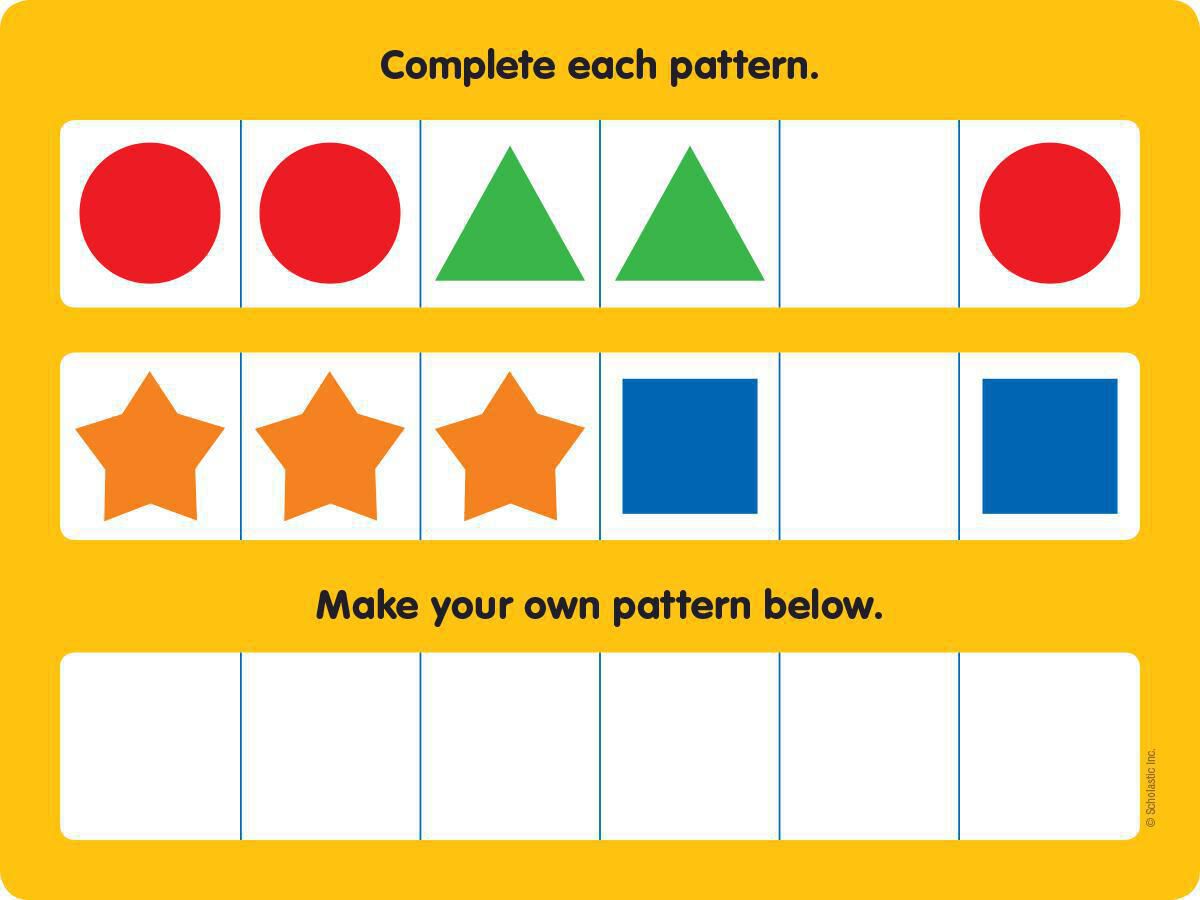 Learning Mats: Patterns | Scholastic Canada Book Clubs