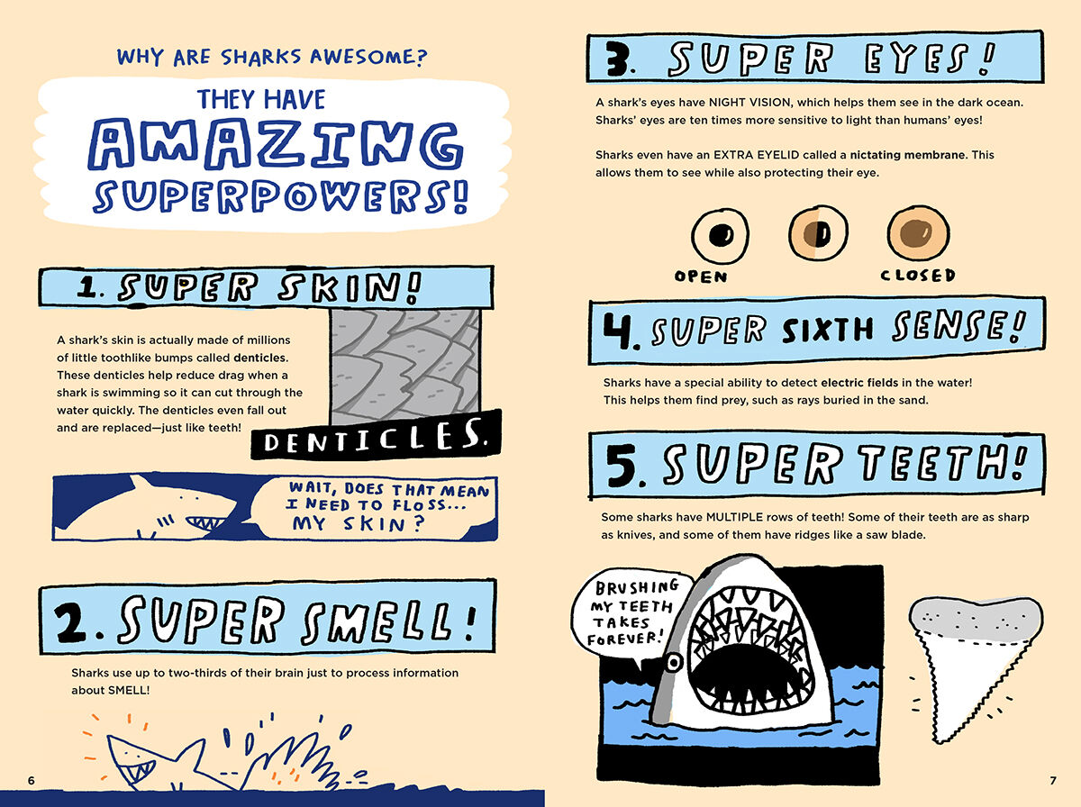Everything Awesome About Super Sharks | Scholastic Canada Clubs de lecture