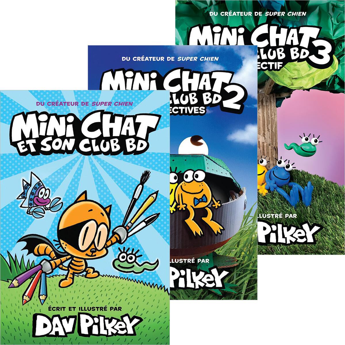 Collection Mini Chat et son Club BD : Tomes 1 à 3 | Scholastic Canada ...