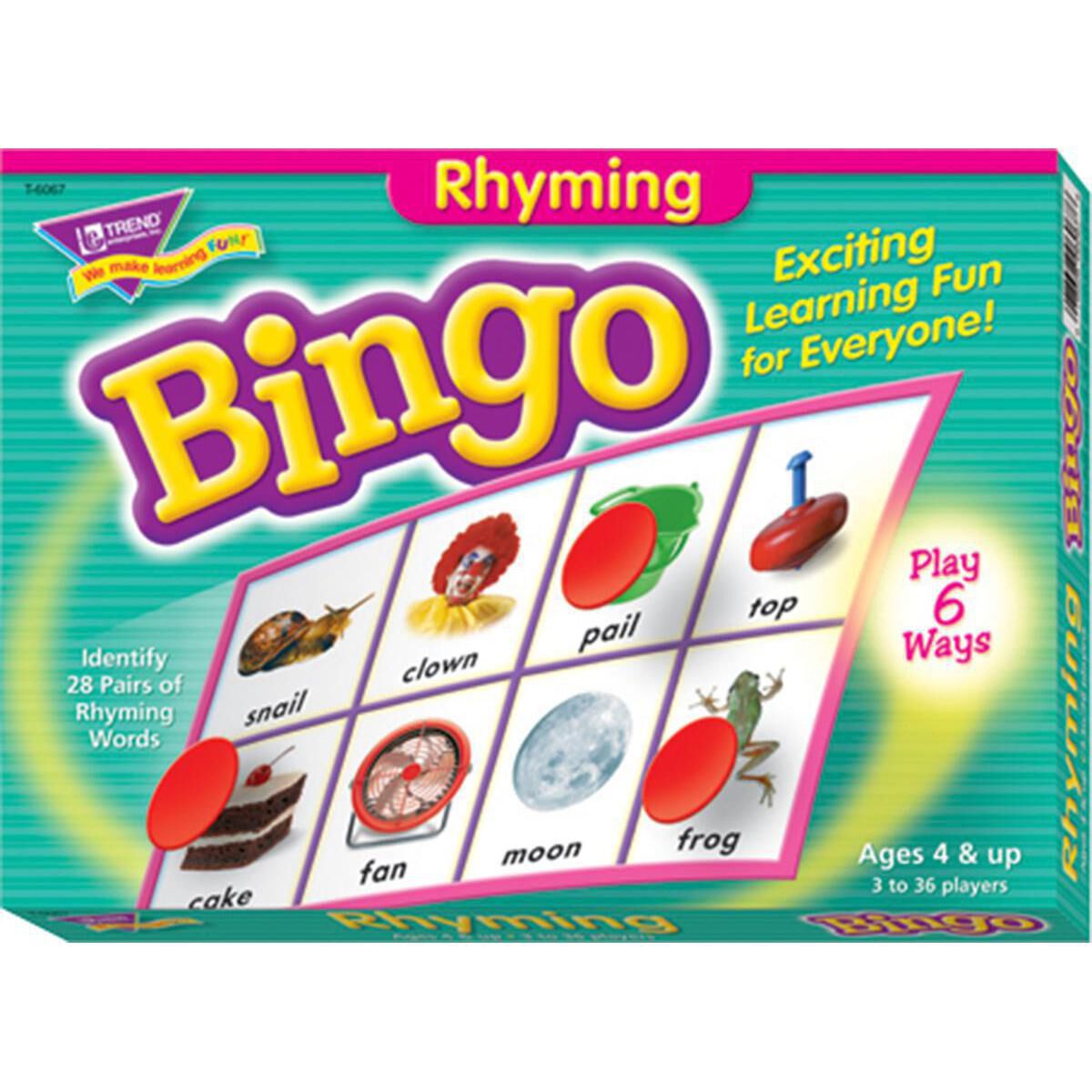 Rhyming Bingo | Scholastic Canada Book Clubs