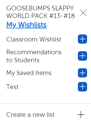 Teacher Wishlist Information | Scholastic Canada Book Clubs